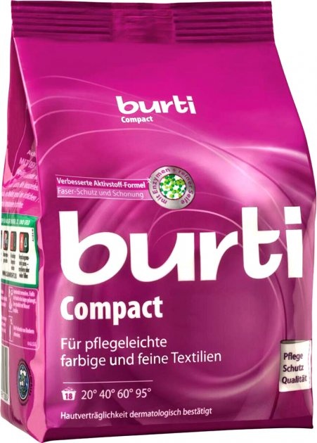 Стиральный порошок Burti Compact Detergent 1.1kg, купить по выгодной ...