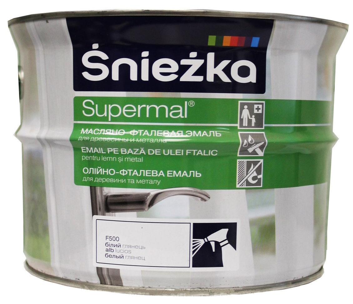 Smalț Sniezka Supermal F500 5L, cumpără la preț avantajos cu livrare în ...