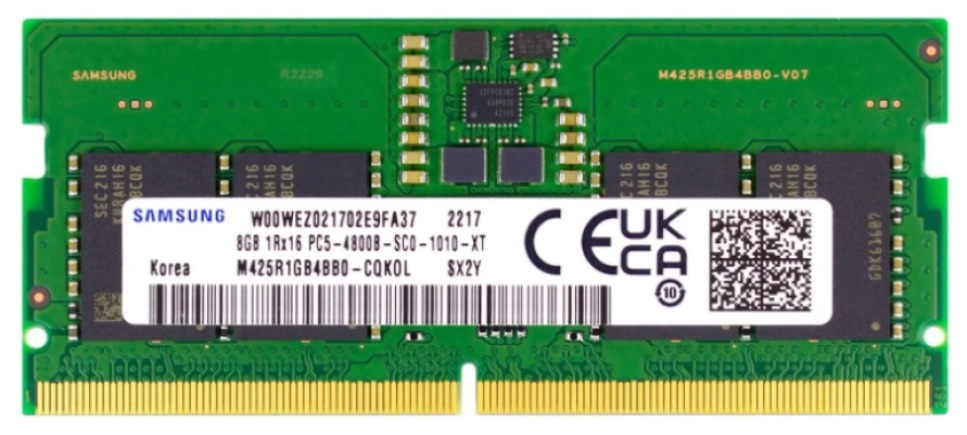 Оперативная память Samsung 8gb Ddr5 5600 Sodimm M425r1gb4bb0 Cwmod