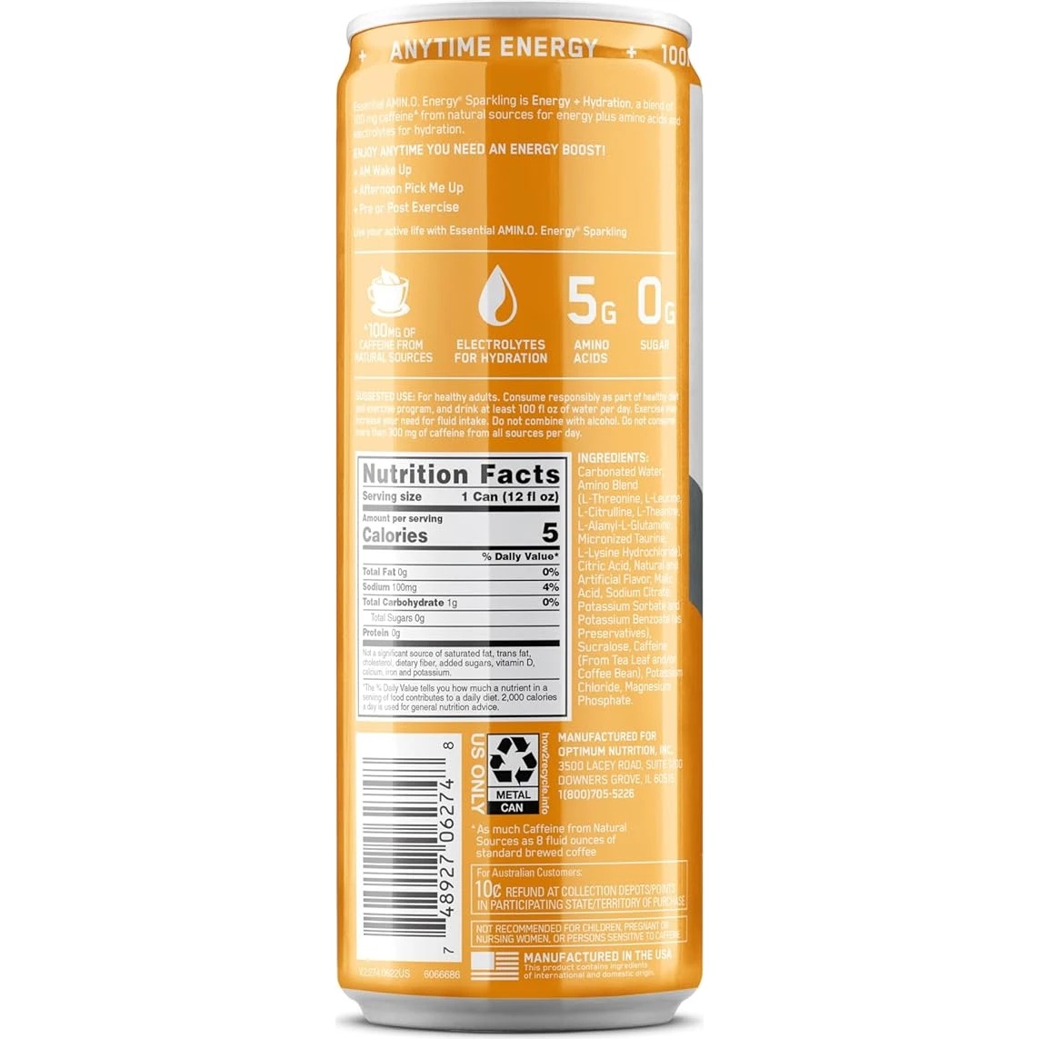 Aminoacizi Optimum Nutrition Amino Energy 355ml Mango Pine Lime, cumpără la prețul de 59 lei cu ...