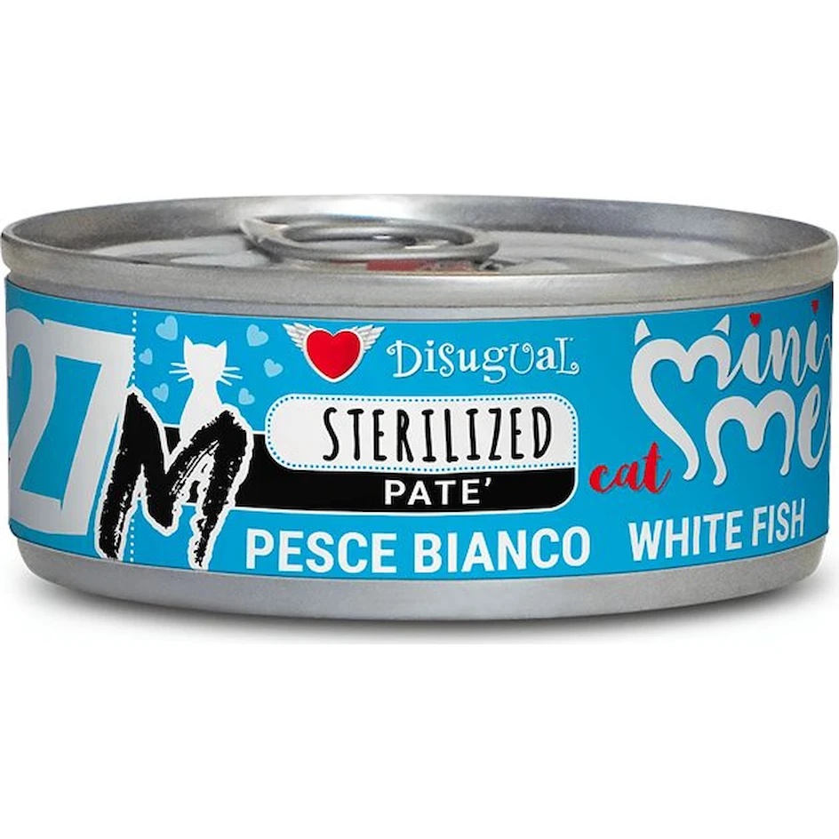 Влажный корм для кошек Disugual Mini Me N27 Sterilized White Fish 85g - купить по цене 20 лей с ...