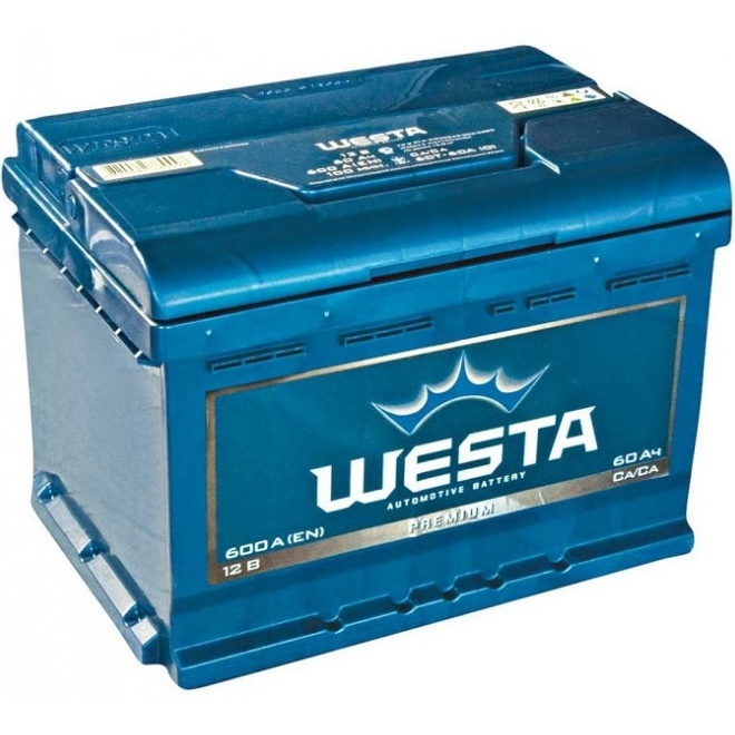 Автомобильный аккумулятор Westa Standart 60Ah 12V, купить по выгодной ...