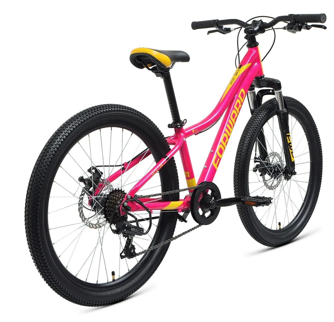 Велосипед Forward Jade 24 2.0 disc (2021) Pink/Gold, купить по выгодной ...