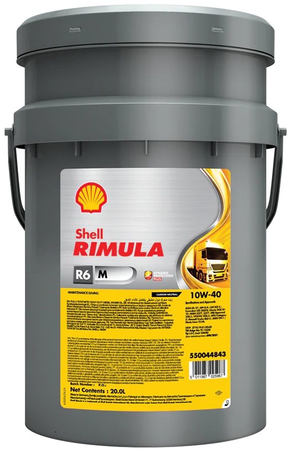 Ulei de motor Shell Rimula R6 M 10-W40 20L, cumpără la prețul de 2 282 ...
