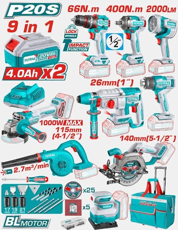 Set Total Tools TOSLI250381 — cumpără în Moldova | Pandashop.md