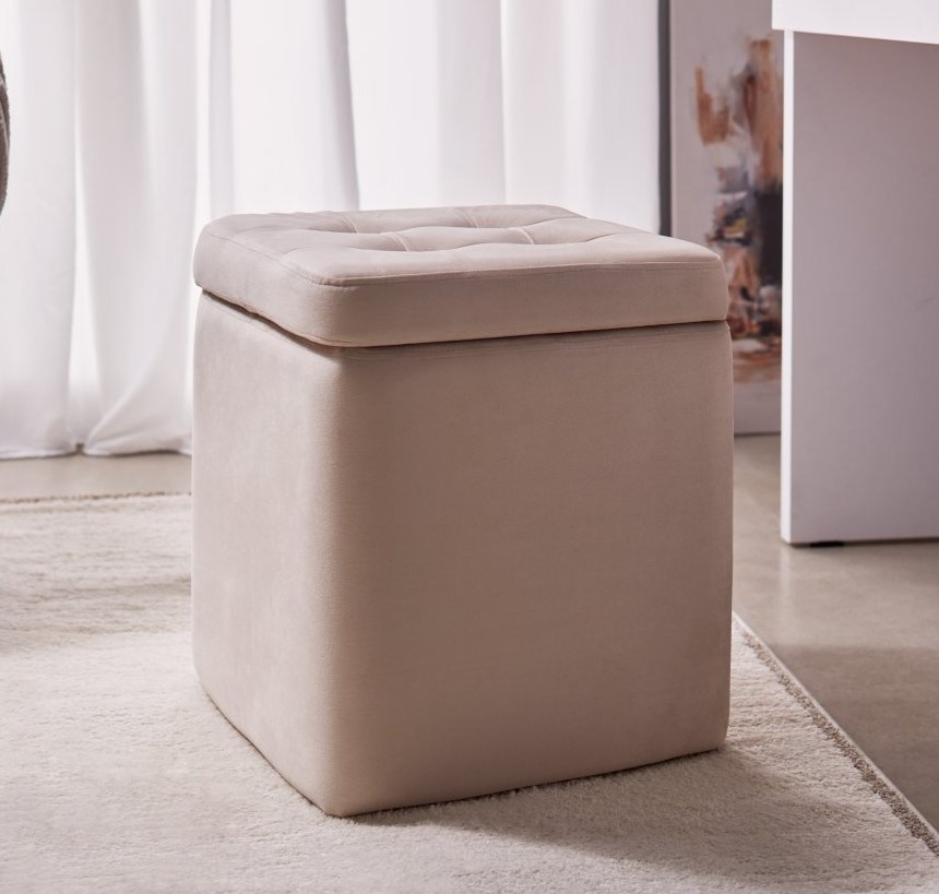 Fotoliu moale Bancheta Ambianta Square with Box Beige — cumpără în ...