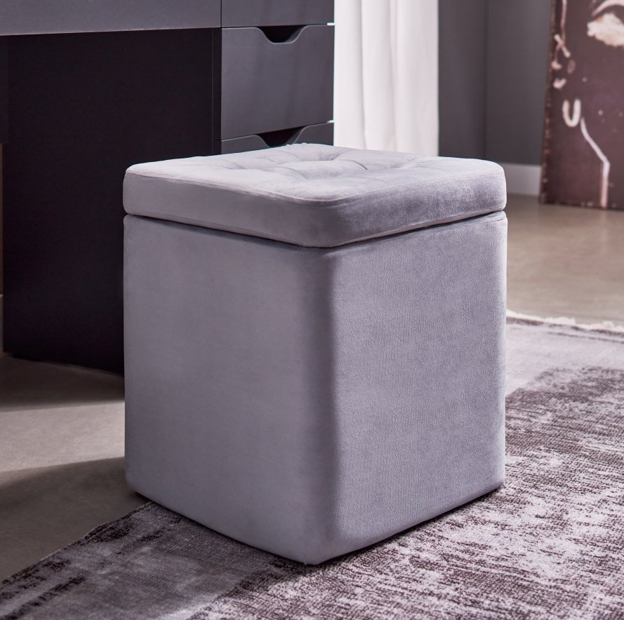 Fotoliu moale Bancheta Ambianta Square with Box Gray — cumpără în ...