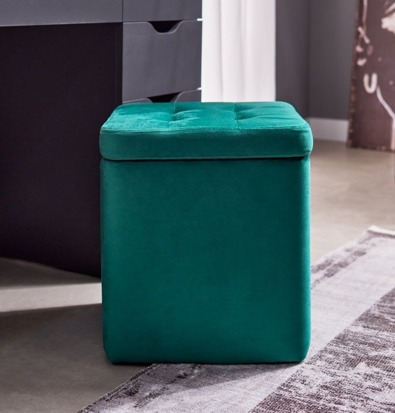 Fotoliu moale Bancheta Ambianta Square with Box Green — cumpără în ...