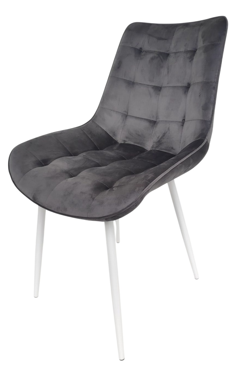 Scaun AG DC2-008 Velur Grey/White — cumpără în Moldova | Pandashop.md