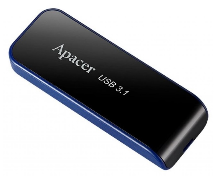USB Flash Drive Apacer AH356 32Gb Black/Blue (AP32GAH356B-1) — cumpără ...