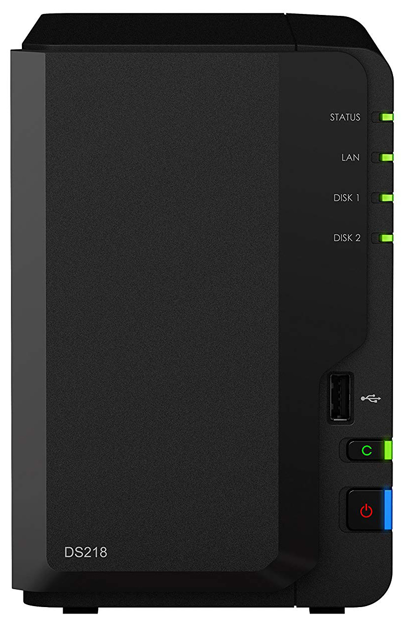 Сетевое хранилище (NAS) Synology DS218 - купить по выгодной цене с ...