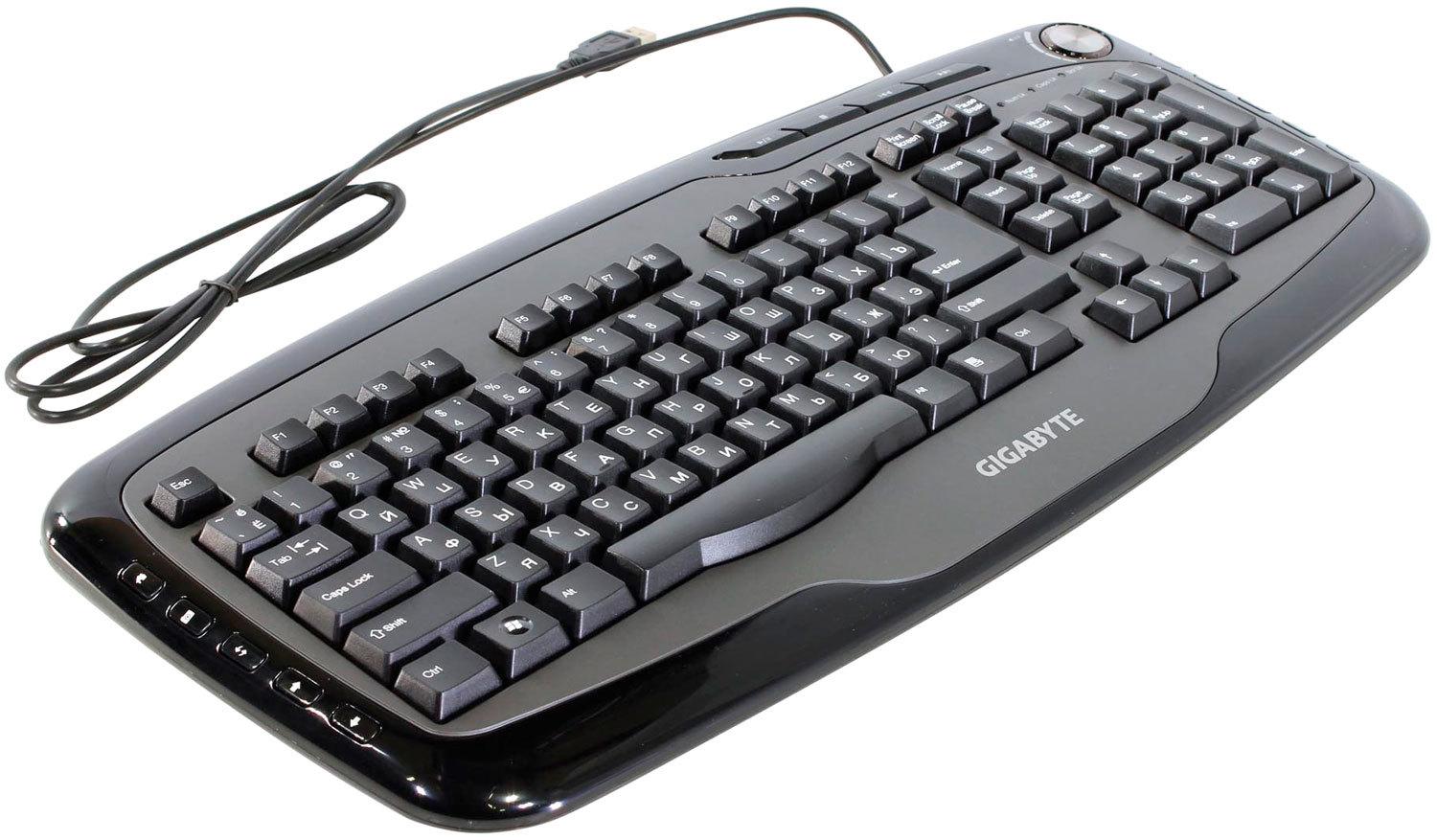 Keyboard Gigabyte K6800, Luxury, Multimedia, Ergonomic, Lase - ATEHNO