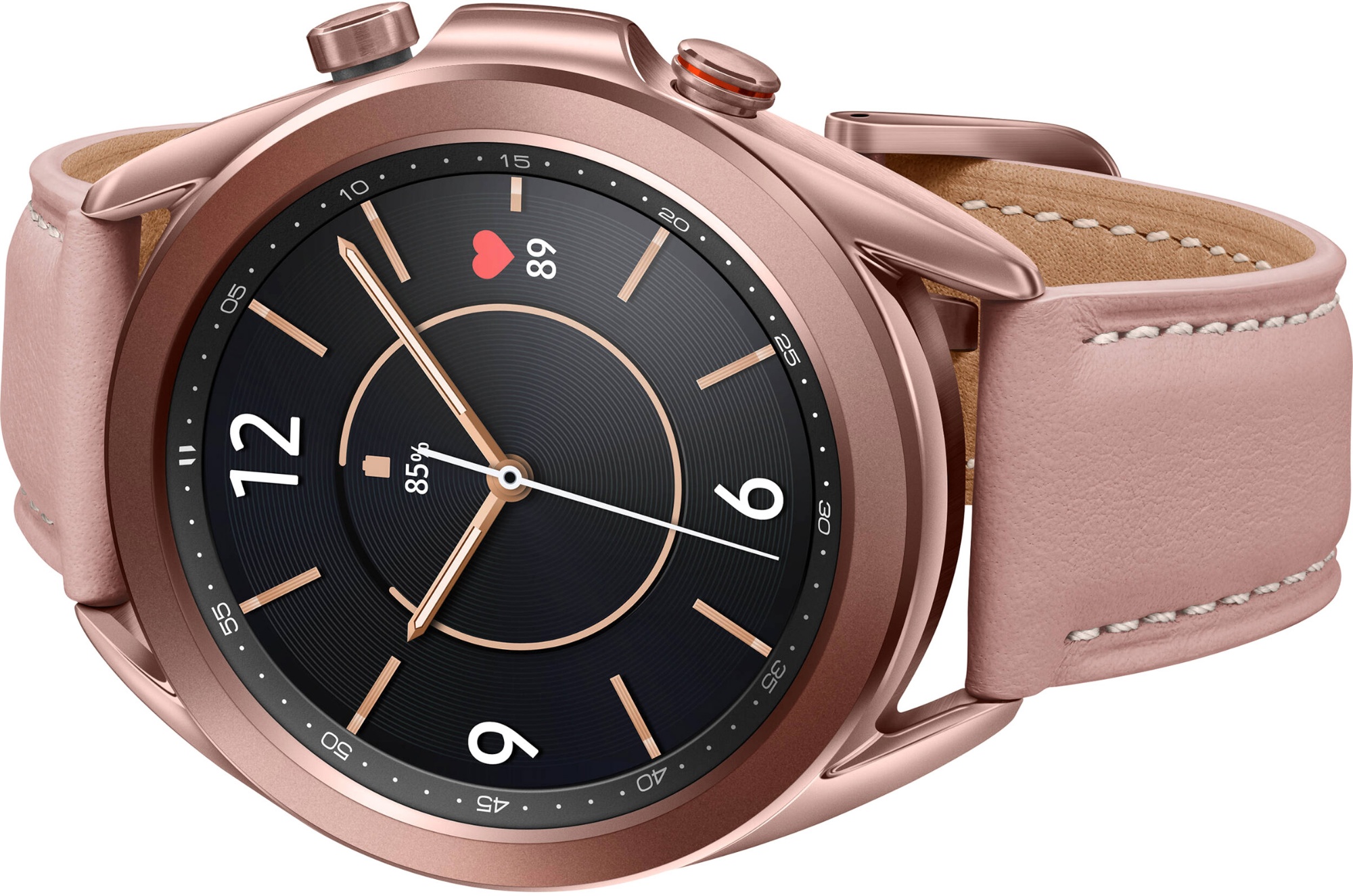 Smartwatch Samsung SM-R850 Galaxy Watch3 41mm Bronze, cumpără la preț ...